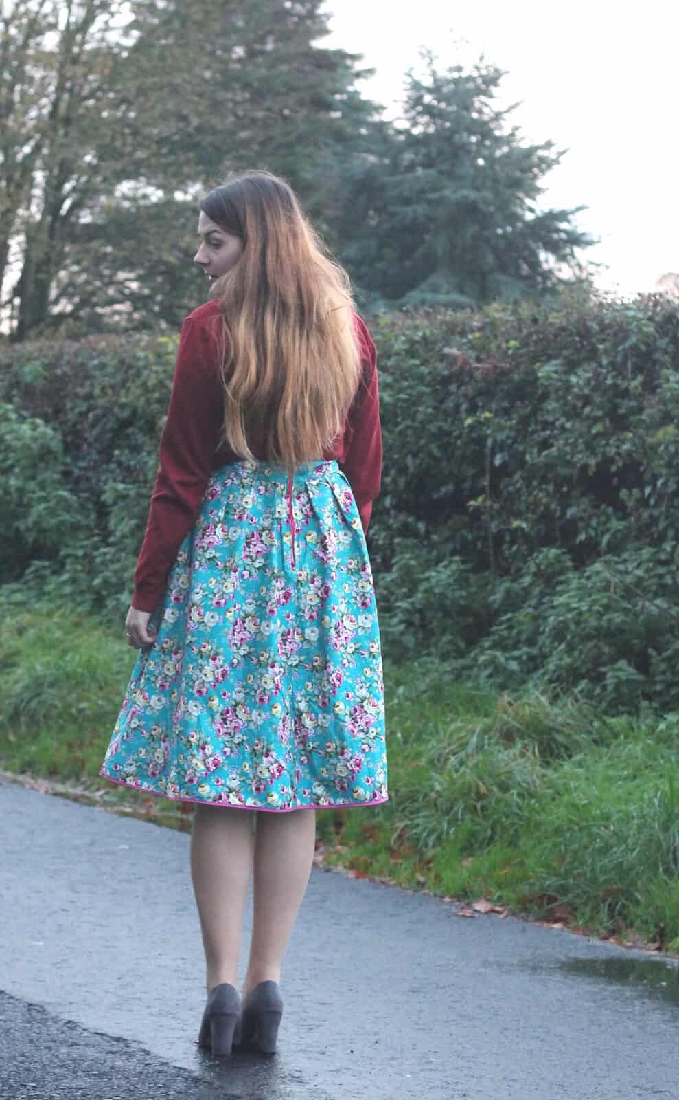 Simplicity 4070 floral dress - Rebel Angel