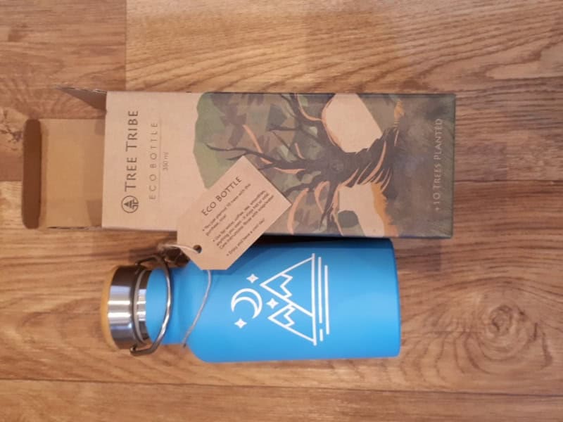 Tree Tribe reusable water bottle - living plastic free - Rebel Angel