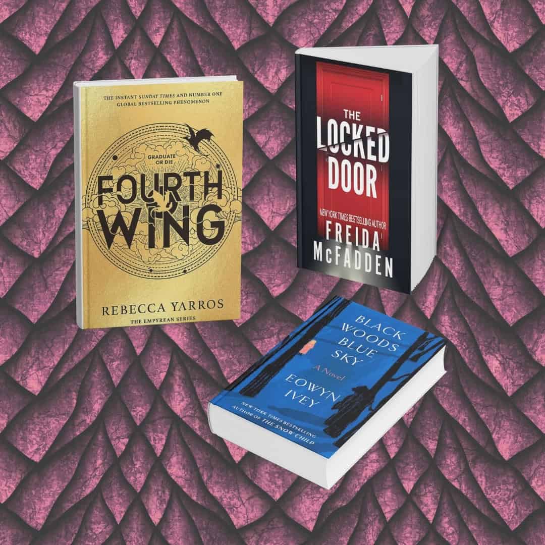 Mini Book Reviews: The Locked Door, Fourth Wing, Black Woods, Blue Sky ...