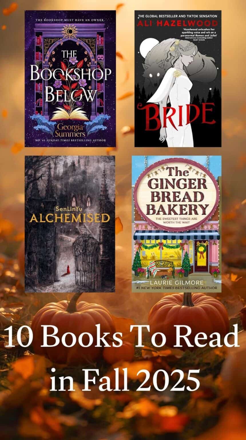 Top 10 Cozy Fall Books on My Autumn 2025 To Read List - Rebel Angel