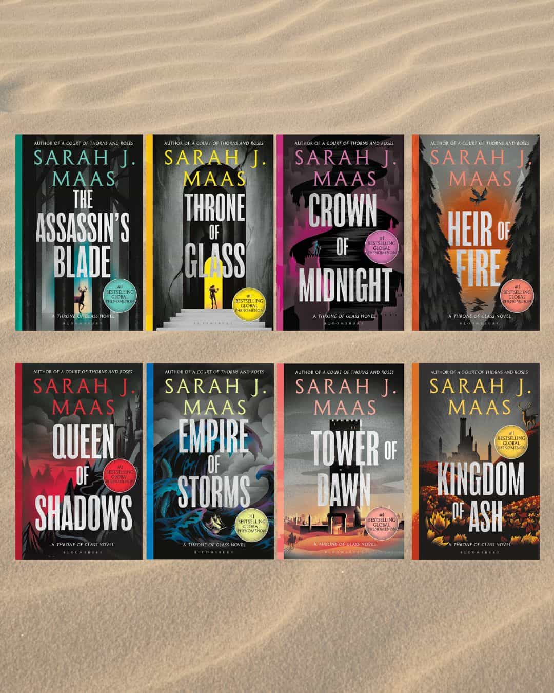 A Guide to Throne of Glass Series by Sarah J. Maas (Books Reading Order ...